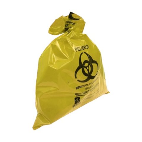 Bolsa para RPBI Amarilla LAM-30-200 - Grupo Alvi - Somos Fabricantes