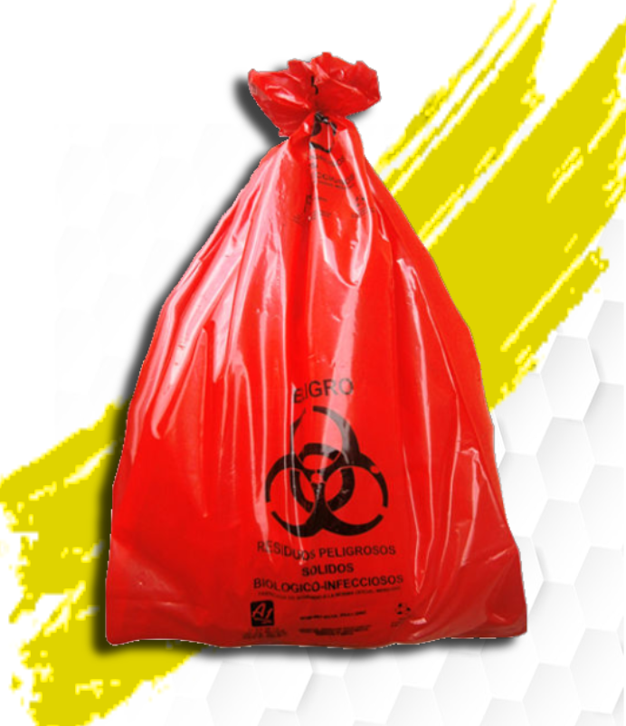 Bolsa Roja y Amarilla para RPBI - Grupo Alvi - Somos Fabricantes